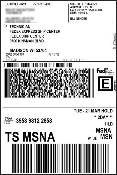 FedEx Lockers (Hold at Location)